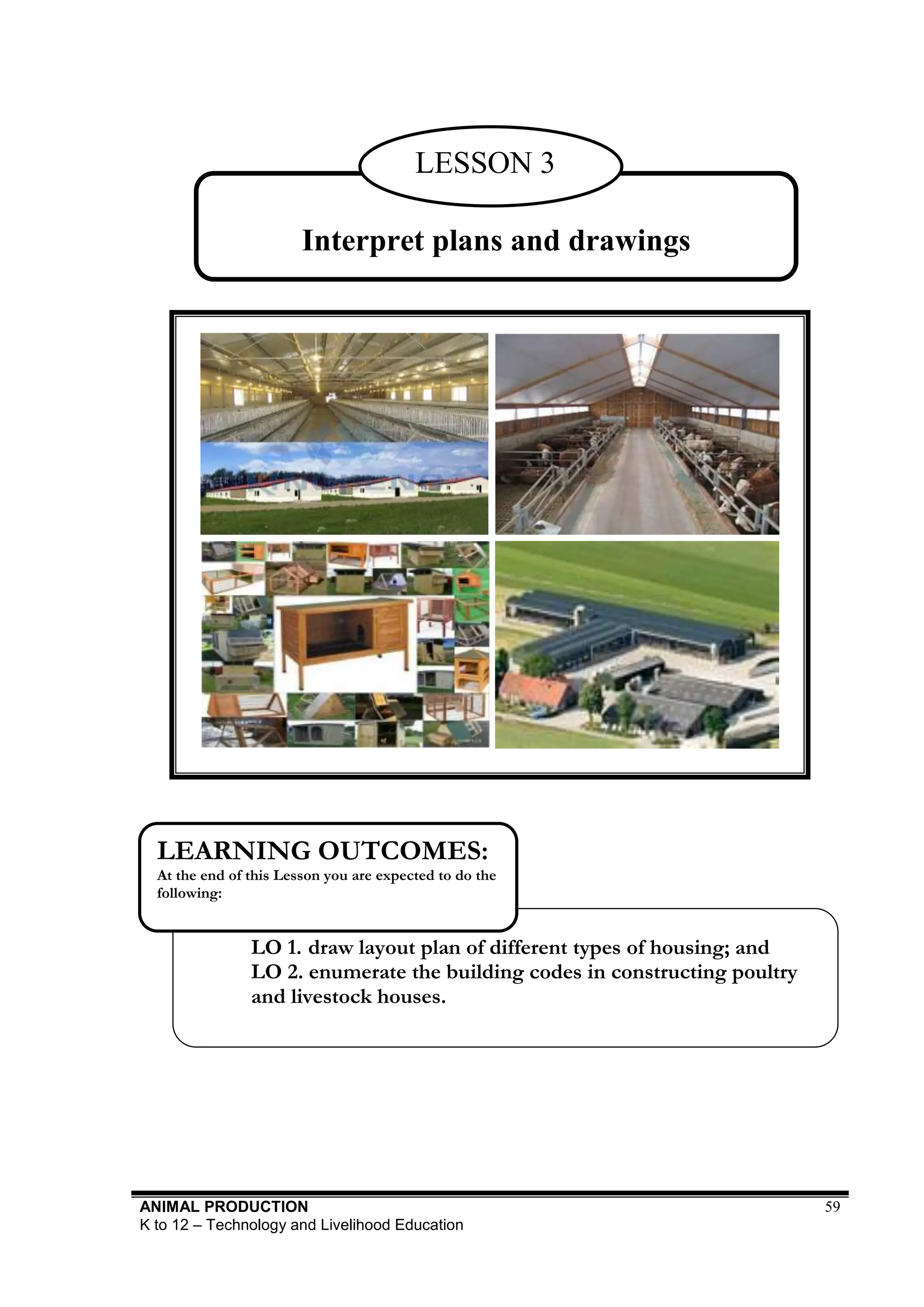 TLE -Learning Module - Animal Production | PDF