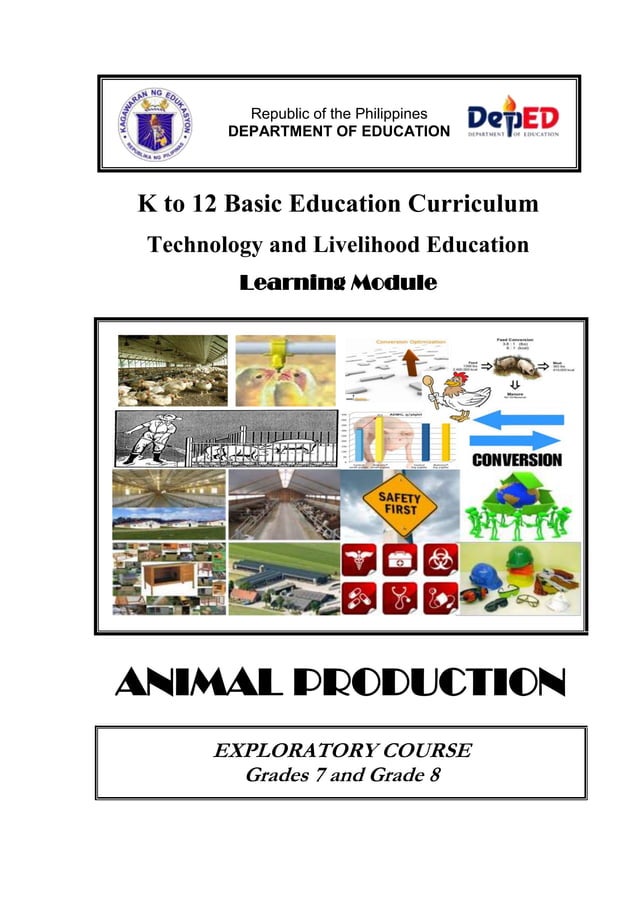 TLE -Learning Module - Animal Production | PDF