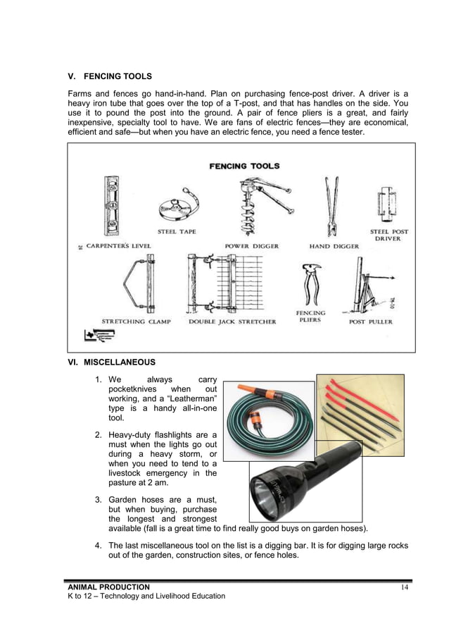 TLE -Learning Module - Animal Production | PDF