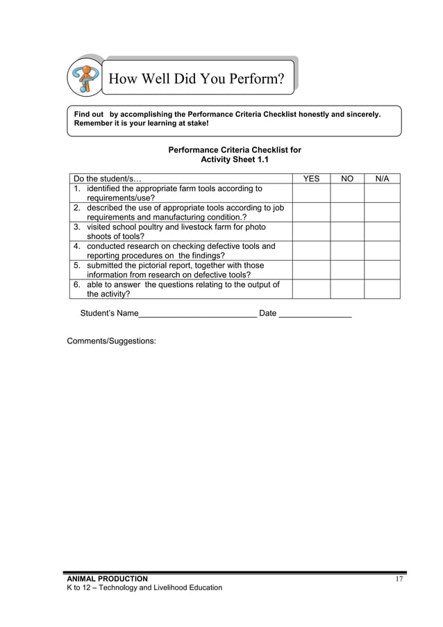 TLE -Learning Module - Animal Production | PDF