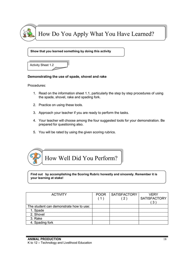 TLE -Learning Module - Animal Production | PDF