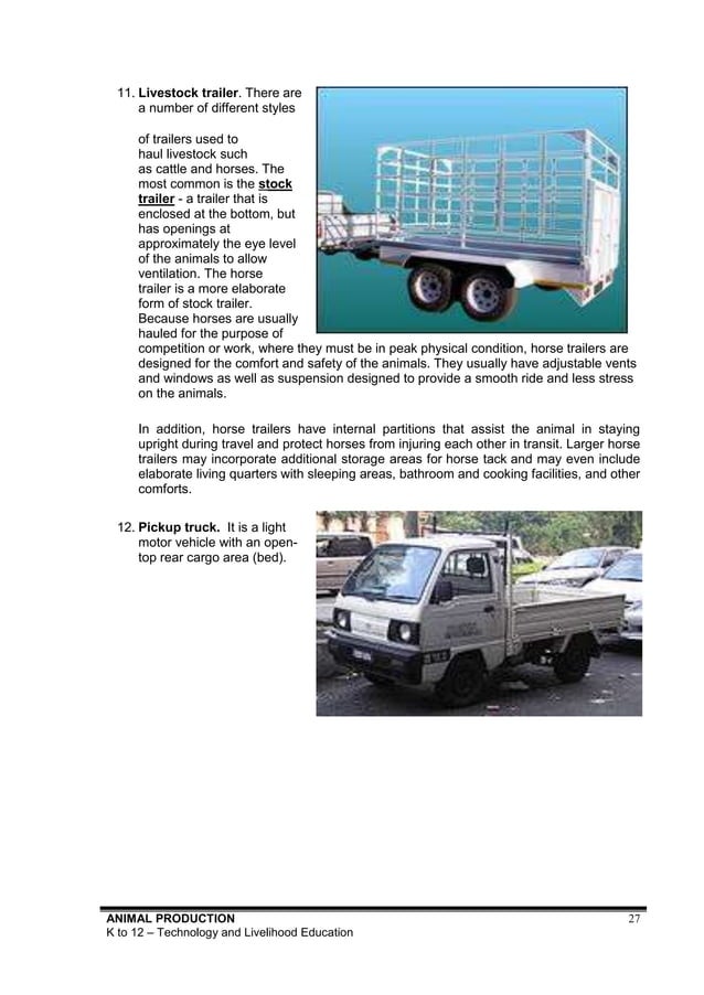 TLE -Learning Module - Animal Production | PDF