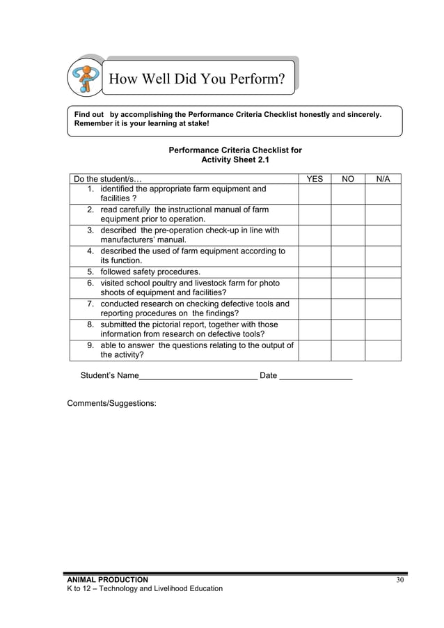 TLE -Learning Module - Animal Production | PDF