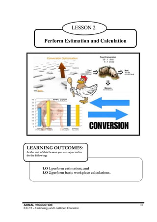 TLE -Learning Module - Animal Production | PDF