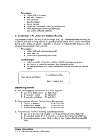 TLE -Learning Module - Animal Production | PDF