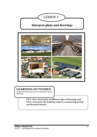 TLE -Learning Module - Animal Production | PDF