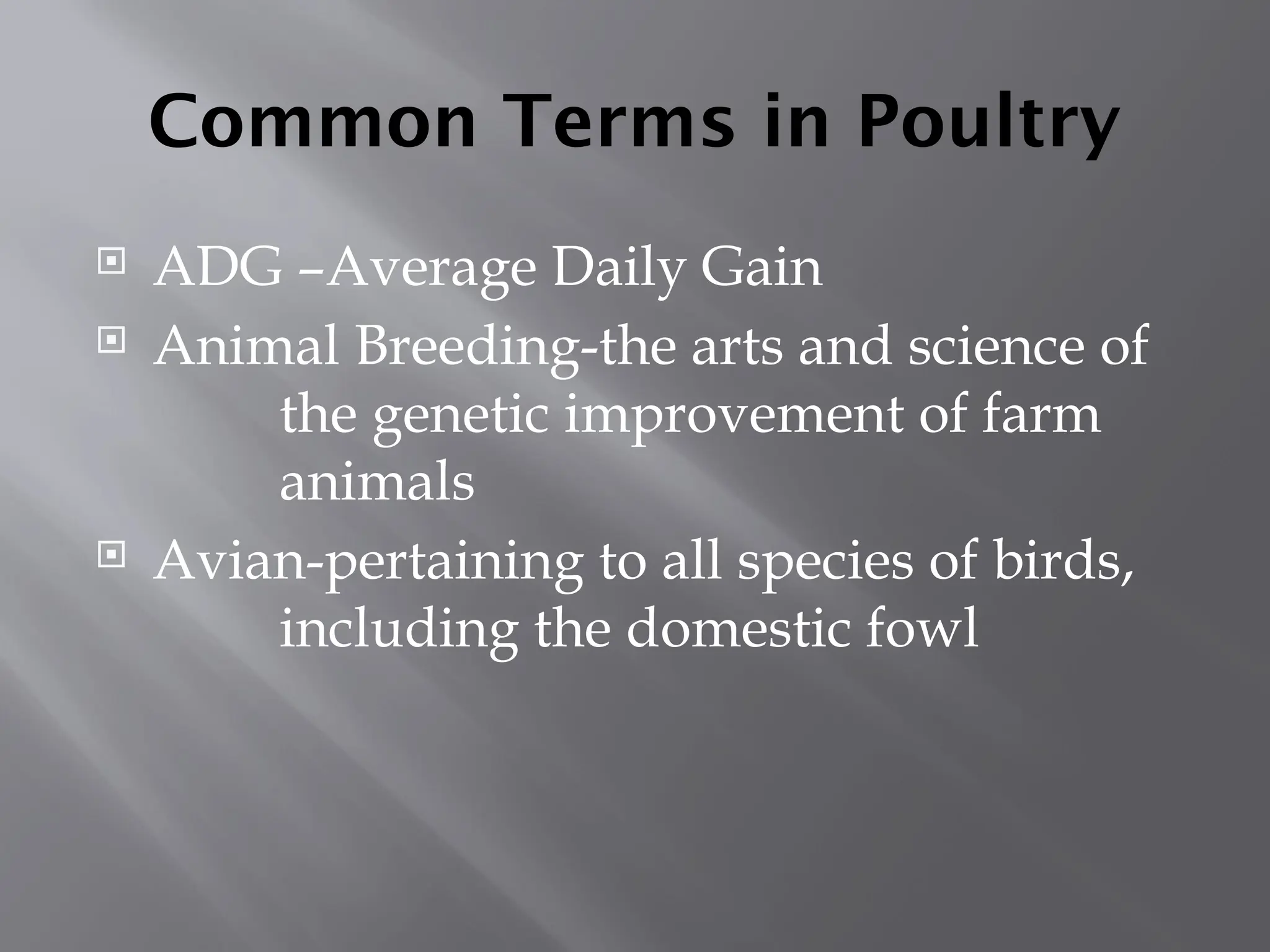 ANIMAL PRODUCTION (POULTRY-CHICKEN) NC II.pptx