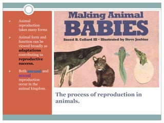 Animal reproduction | PPTX