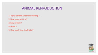 Animal reproduction lecture 1 | PPT