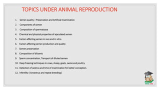 Animal reproduction lecture 1 | PPT