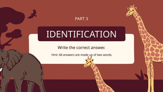 Animal Reproductive Behaviors Quiz Presentation in Maroon Brown Flat ...