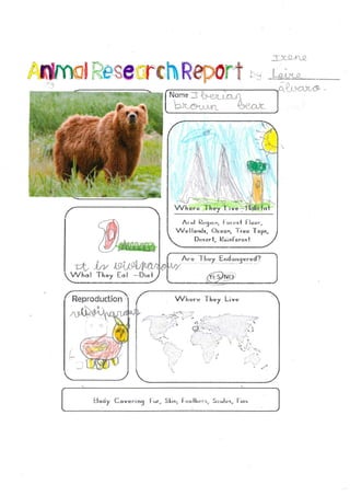 Animal research report | PDF