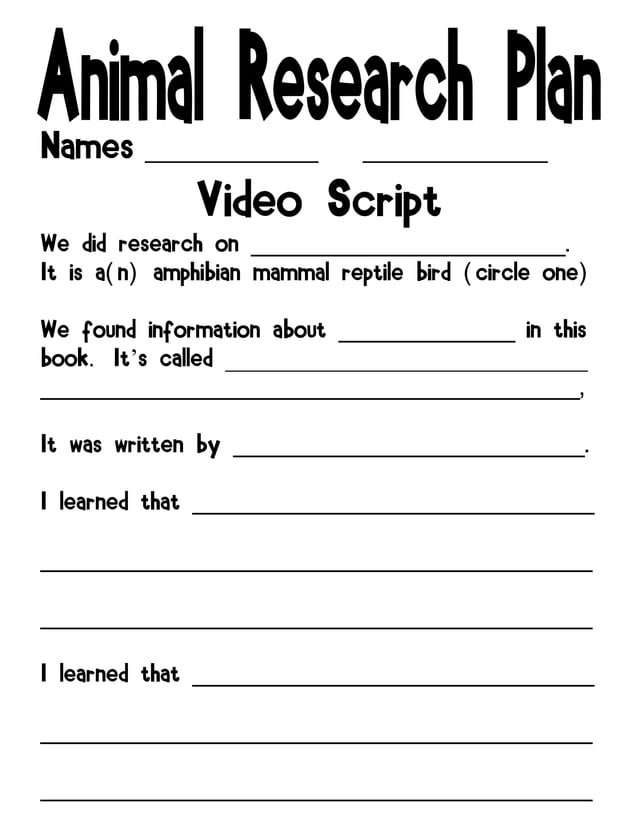 Animal research script | PDF