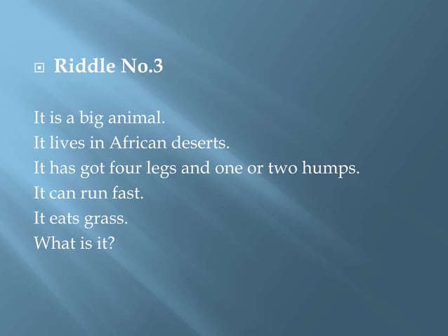 Animal riddles | PPTX | Reptiles | Pets