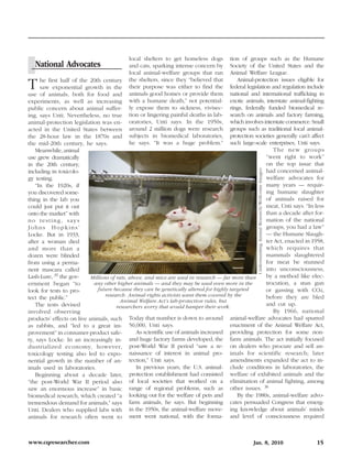 Animal Rights - Is the Treatment of Animals Improving? | PDF | Pets