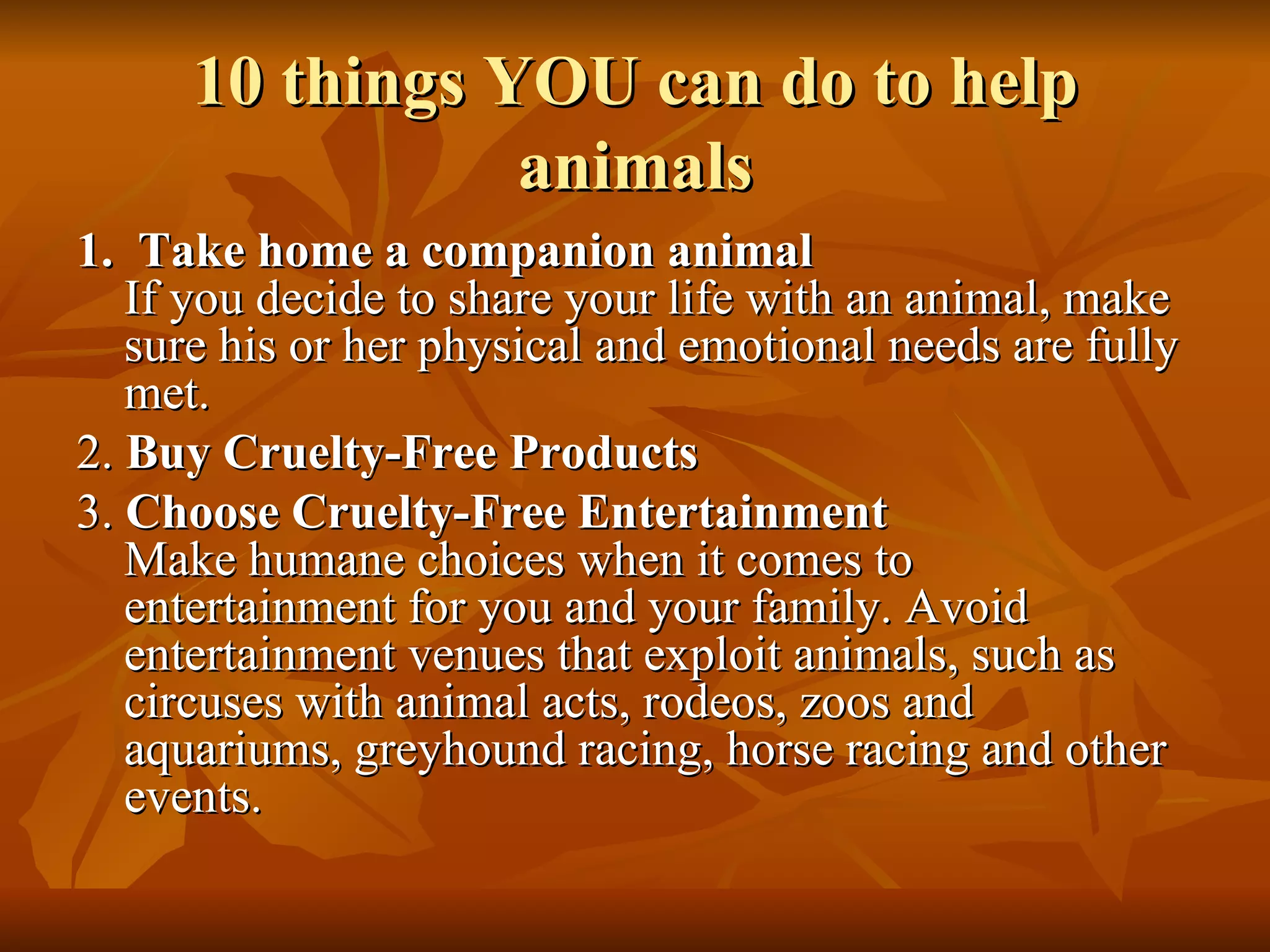 Animal rights lesson 2 | PPT