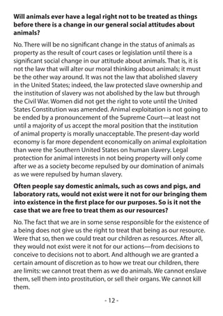 Animal Rights Reader | PDF
