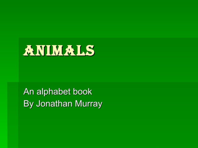 Animals | PPT
