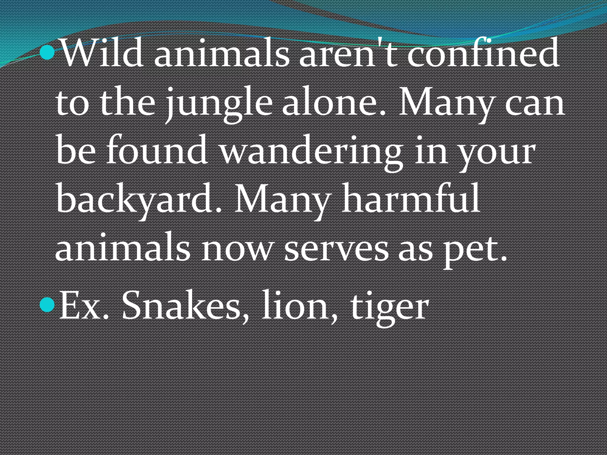 Animals in the locality, body parts of animals, Special body parts of ...