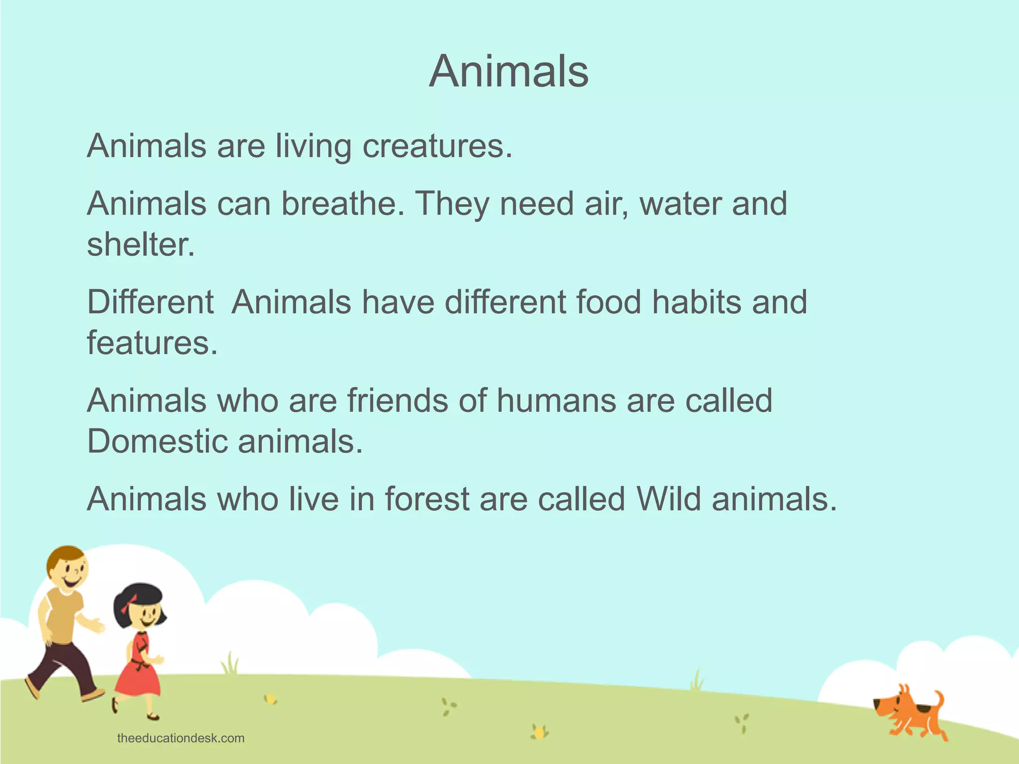 Environmental Science (EVS) : Animals (Class II) | PDF