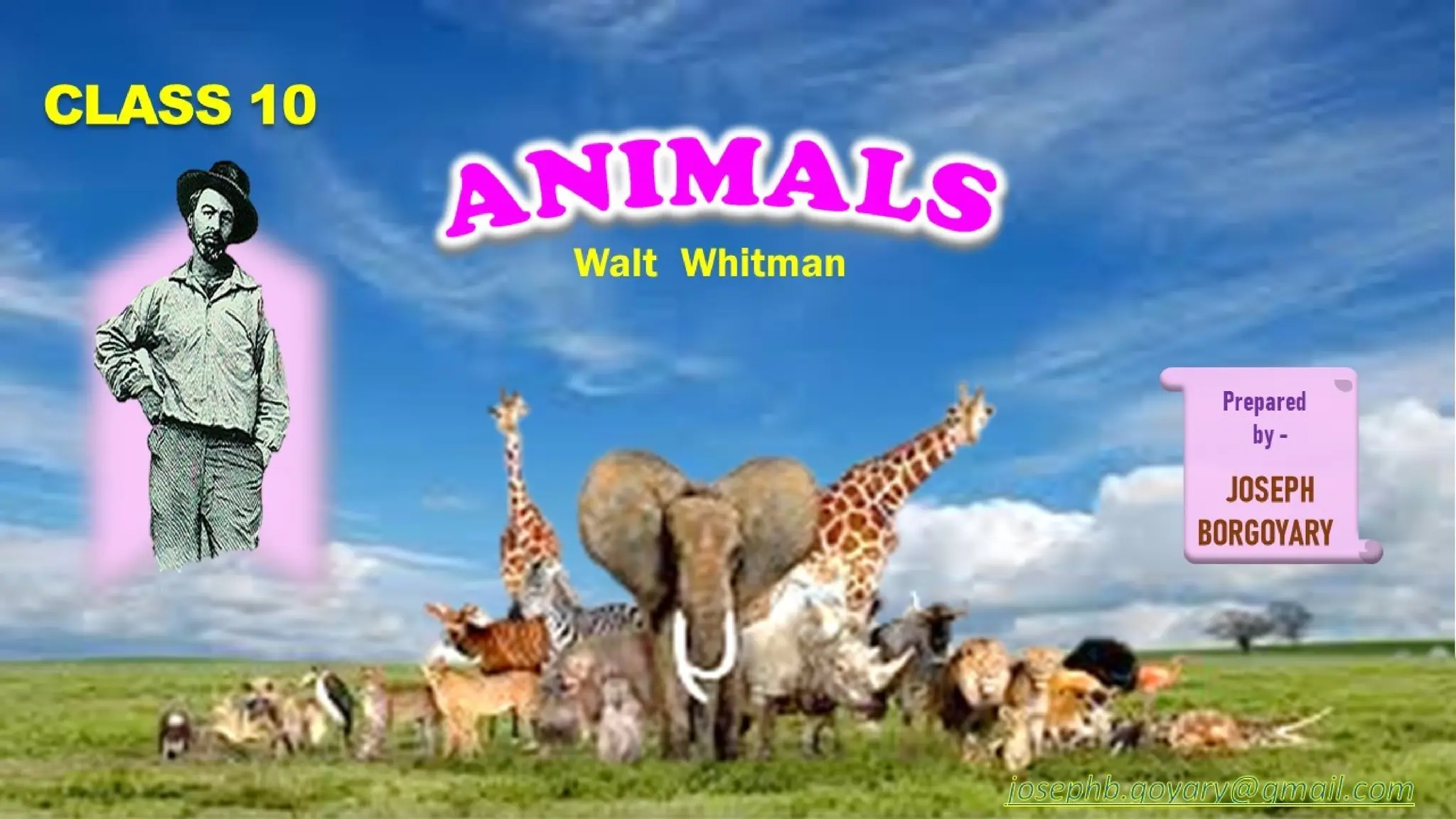 Animals poem Class-10 English poem FIRST FLIGHT.pptx