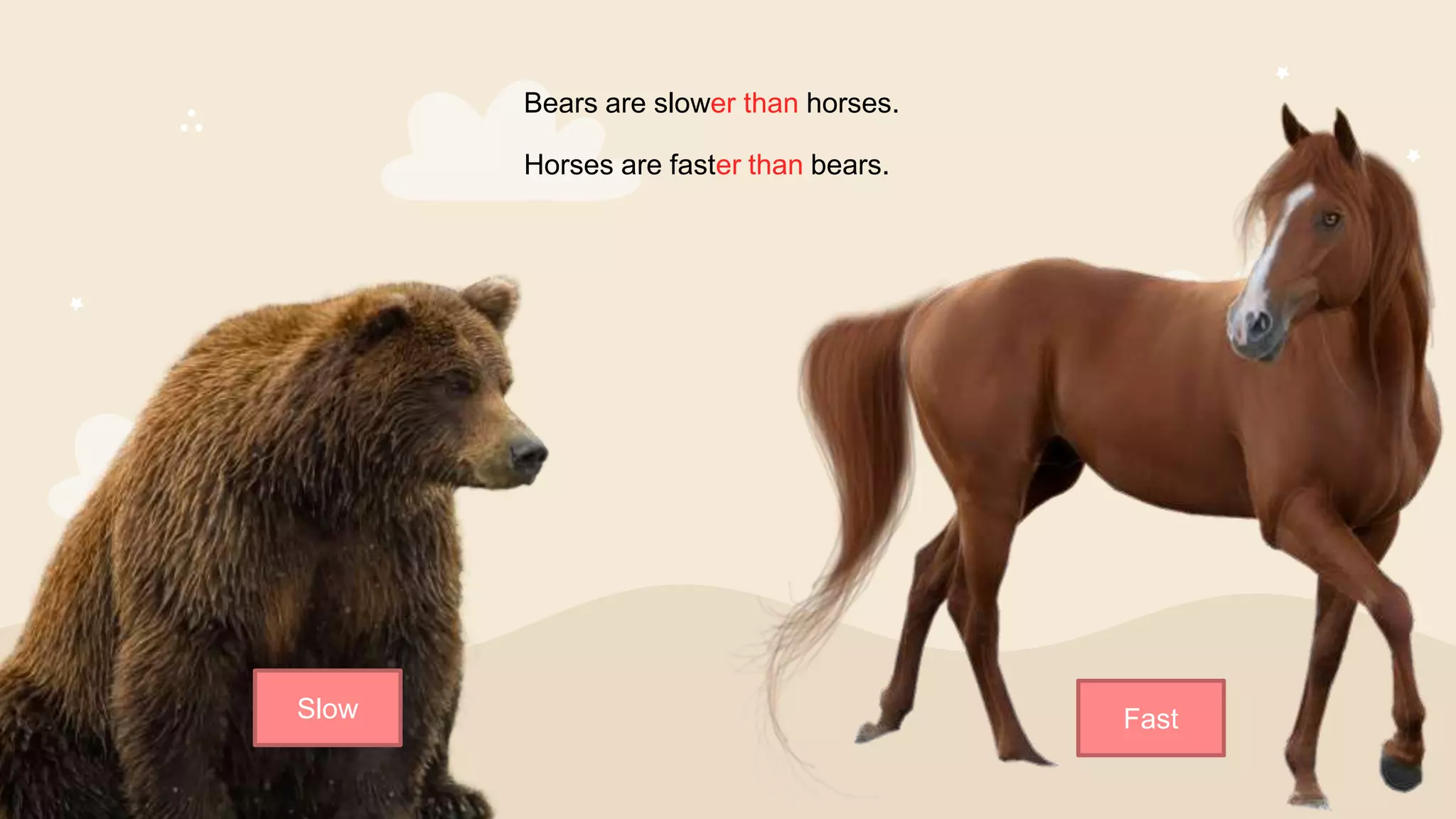 Animals comparatives | PPTX