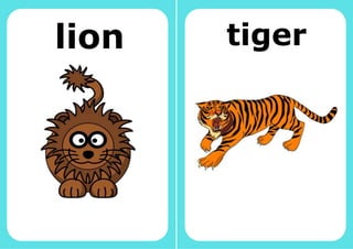 Animals-Flashcards Picture Reading Beginning | PPT