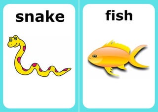 Animals-Flashcards Picture Reading Beginning | PPT