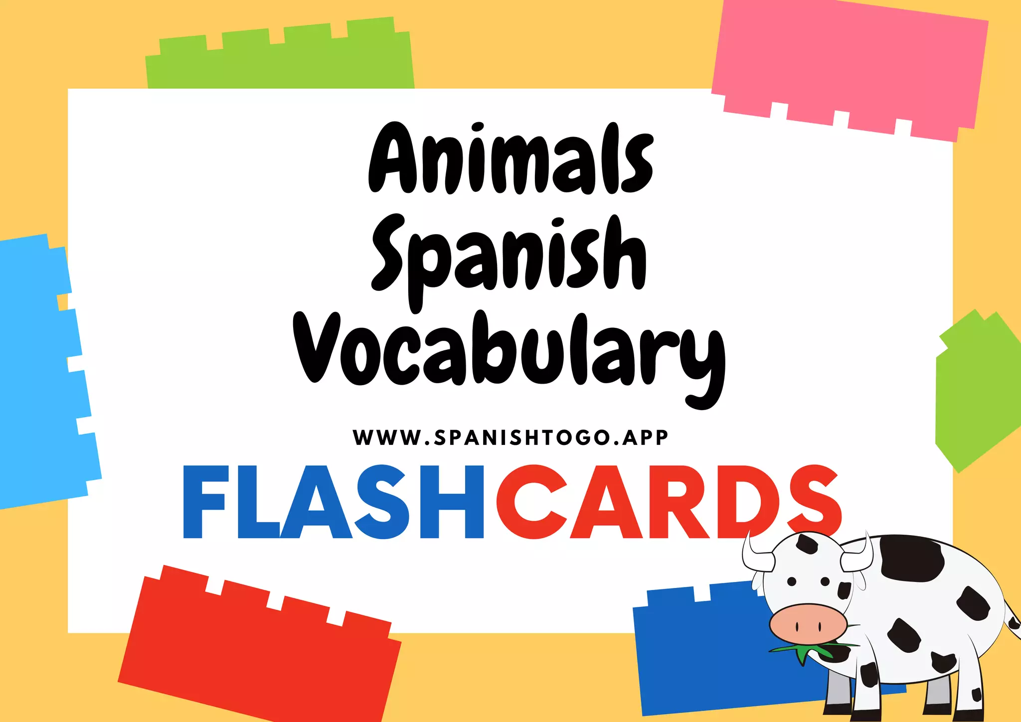 Animals - Spanish Vocabulary - Flashcards.pdf