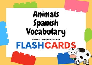 Animals - Spanish Vocabulary - Flashcards.pdf