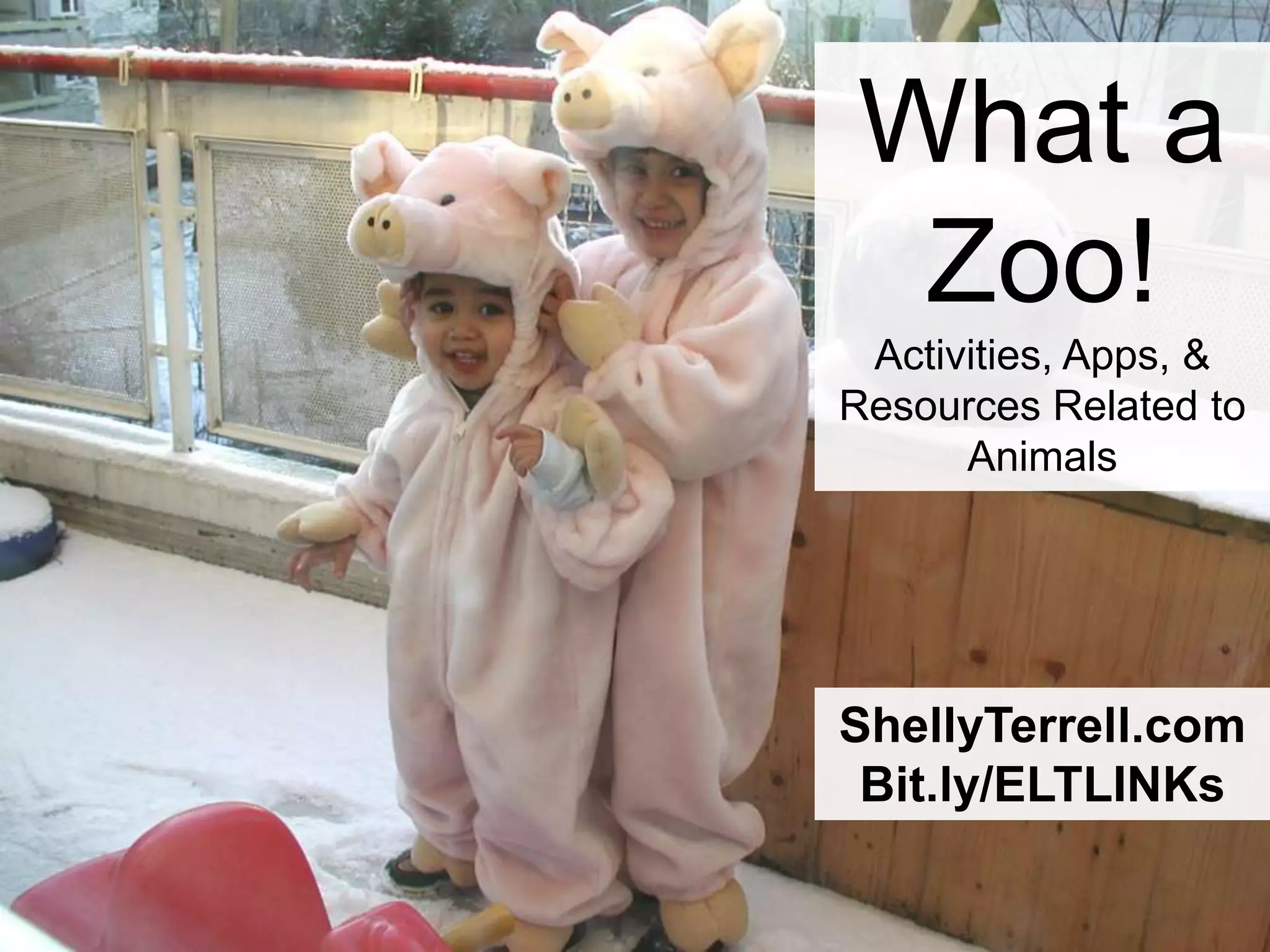 What a Zoo! Animal Activities, Apps, & Tools | PPTX