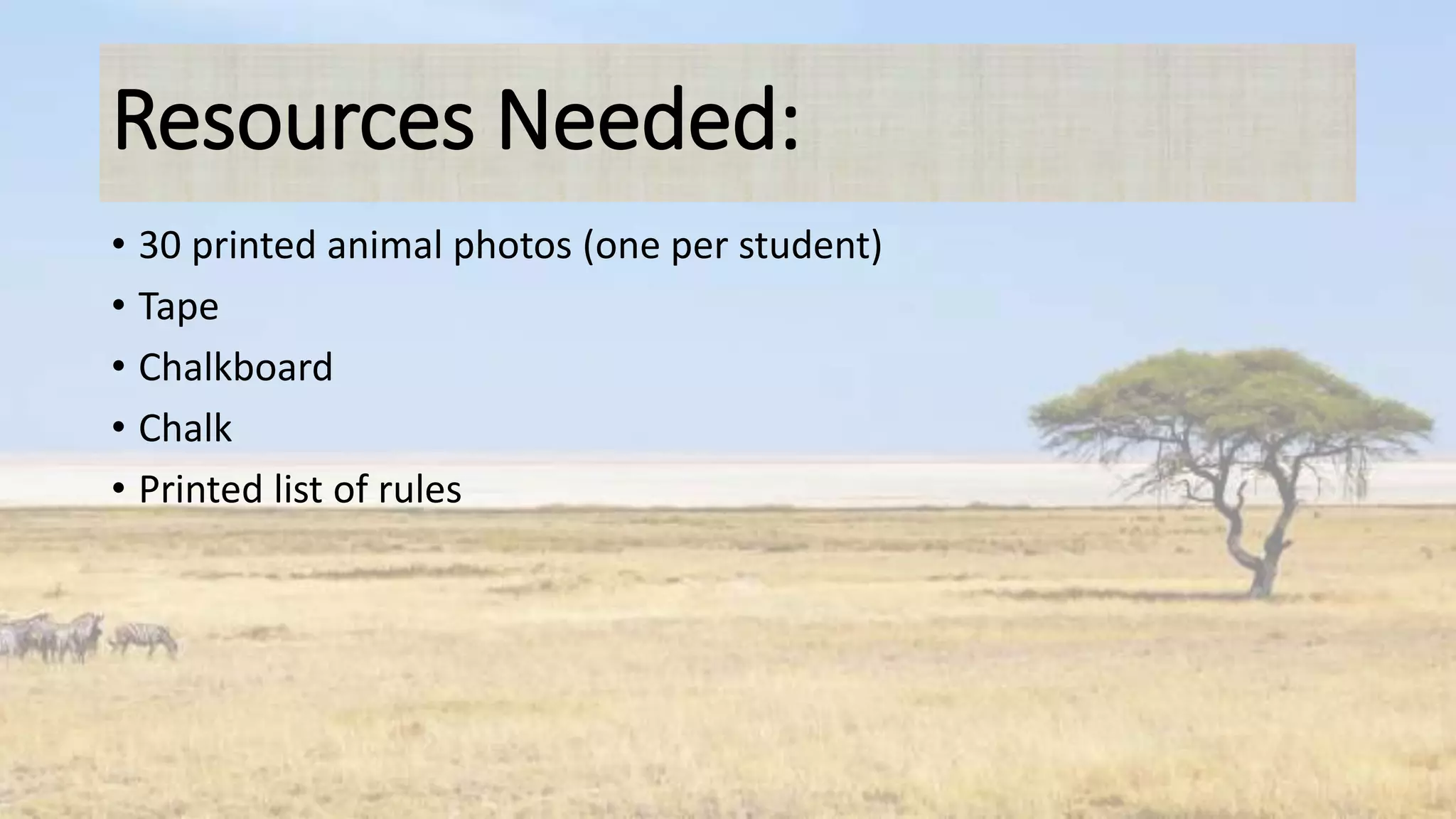 MOOC Final Project Animal Safari | PPT