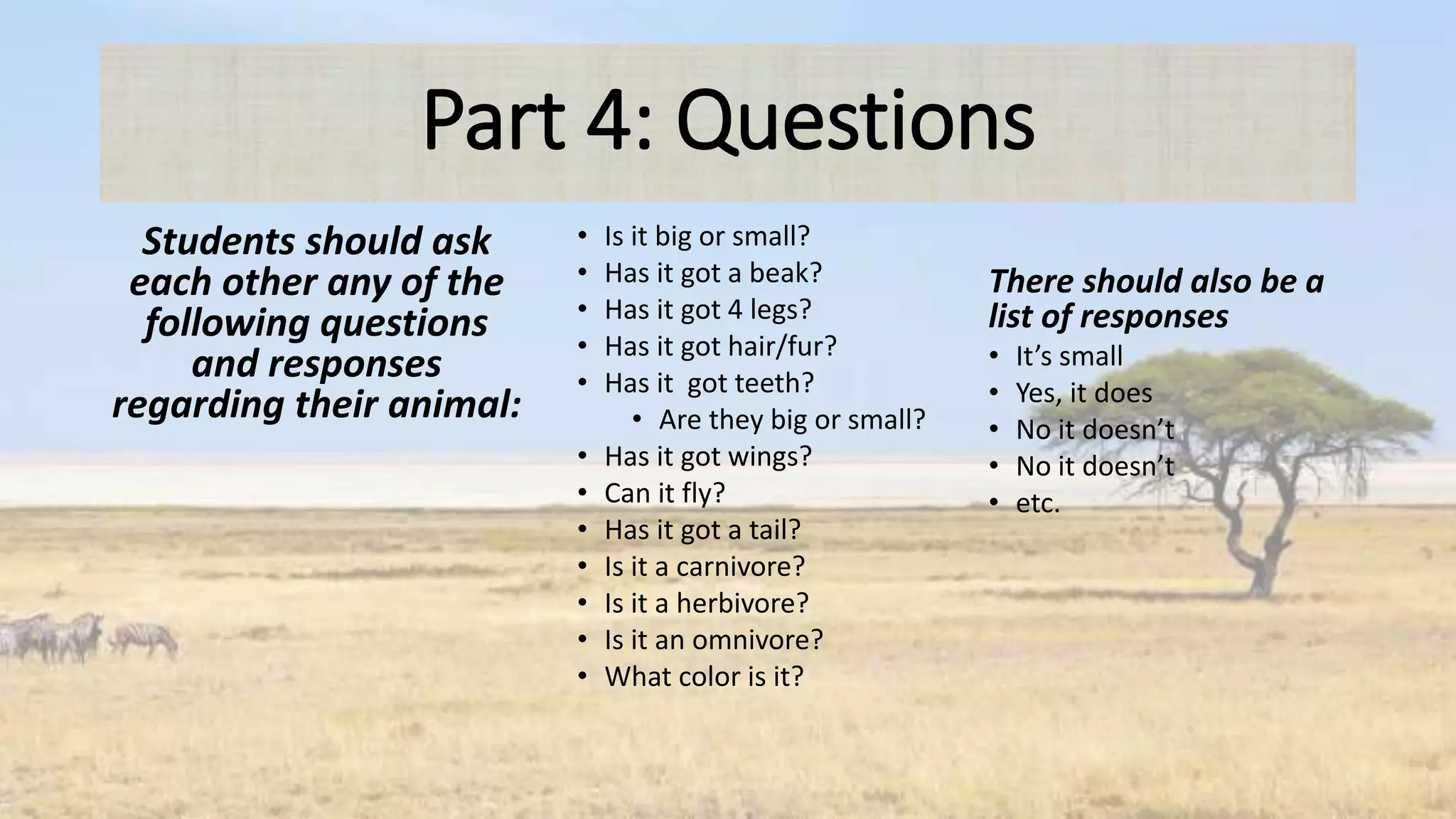 MOOC Final Project Animal Safari | PPT