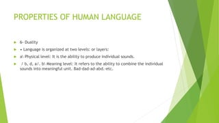 ANIMALS AND HUMAN LANGUAGE.pptx