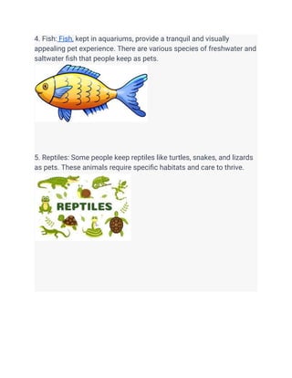 Animals and Pets | PDF