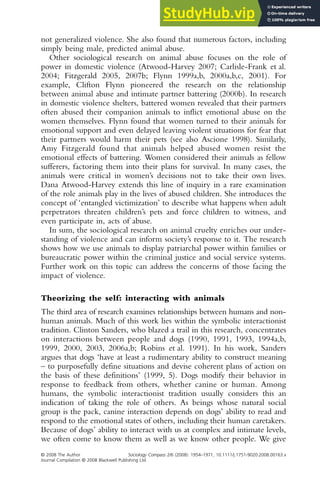 Animals And Sociology | PDF