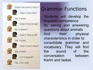 Animals and their physical characteristics | PPTX