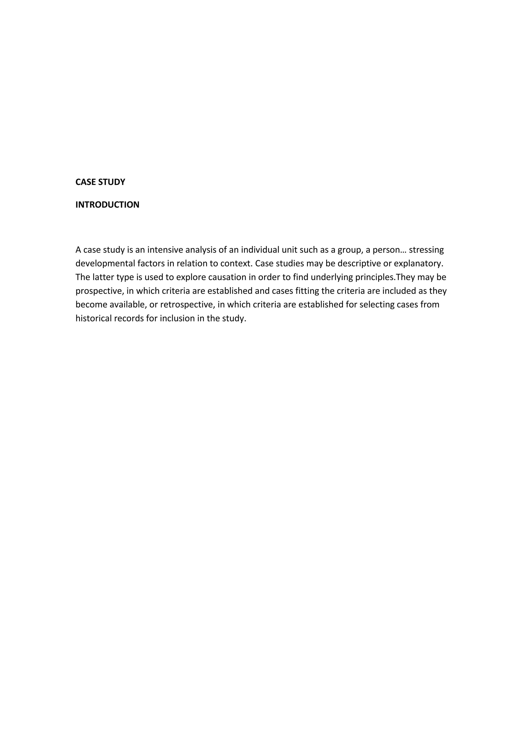 Animals case study | DOCX