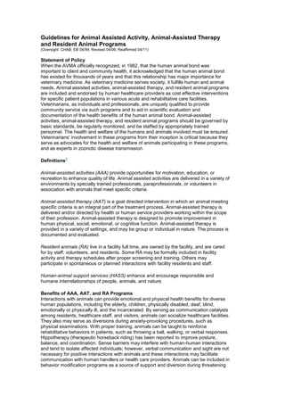 Animals case study | DOCX