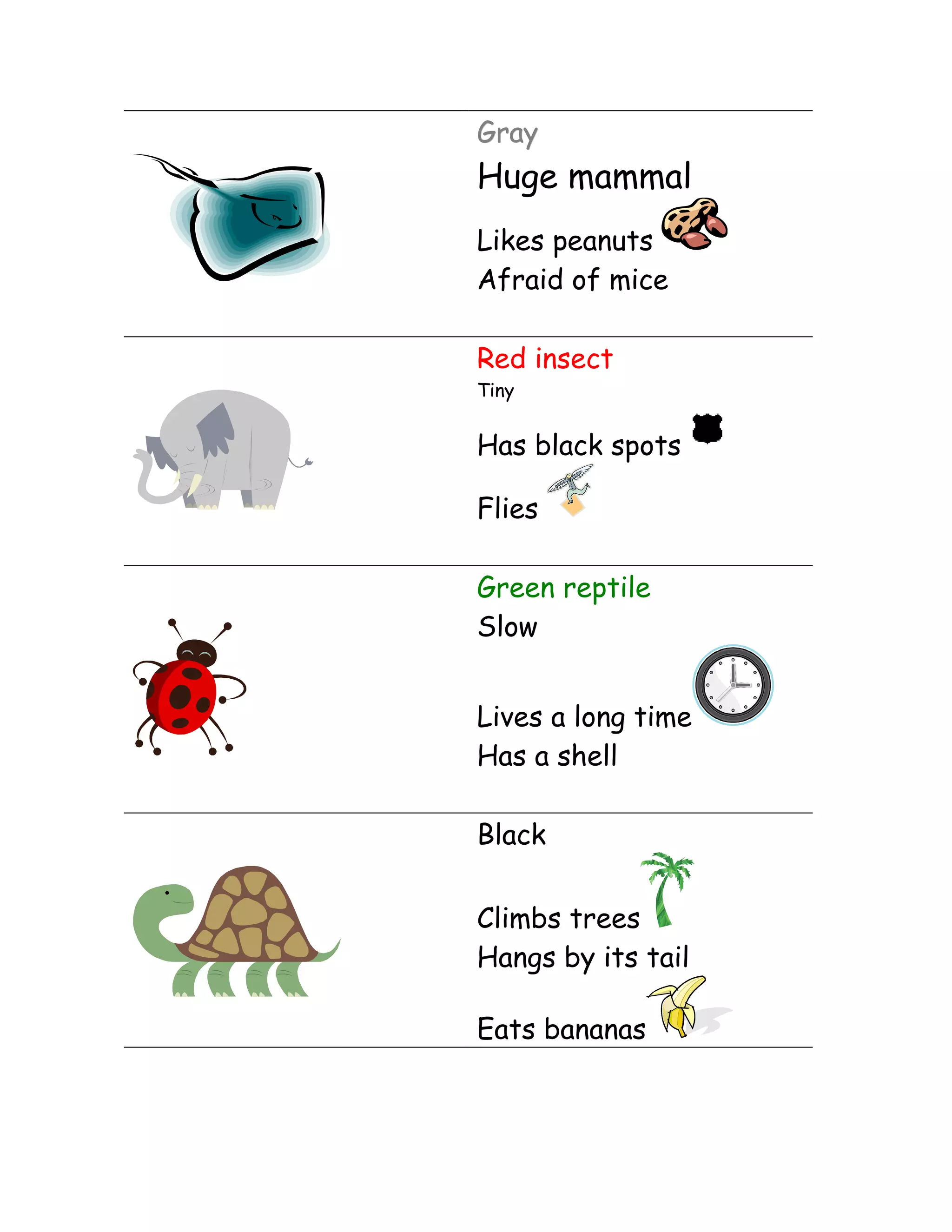 Animal Scavenger Hunt | DOC