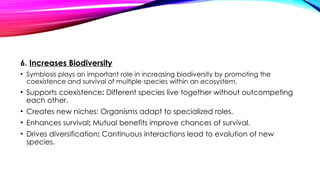 ANIMAL SCIENCE PPT role of symbiosis in evolution | PPTX