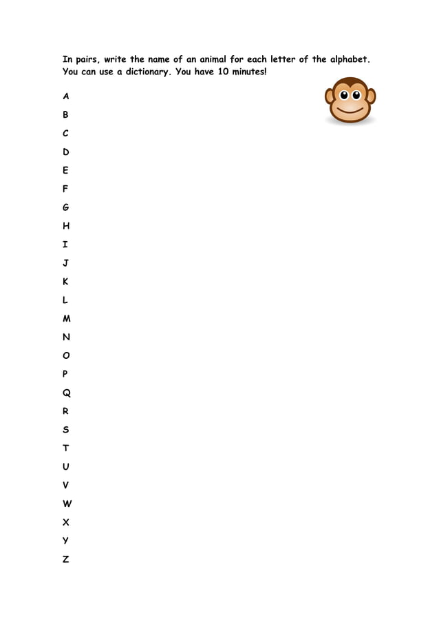 Animals exercises | PDF