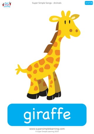 ANIMALS FLASHCARDS.pdf