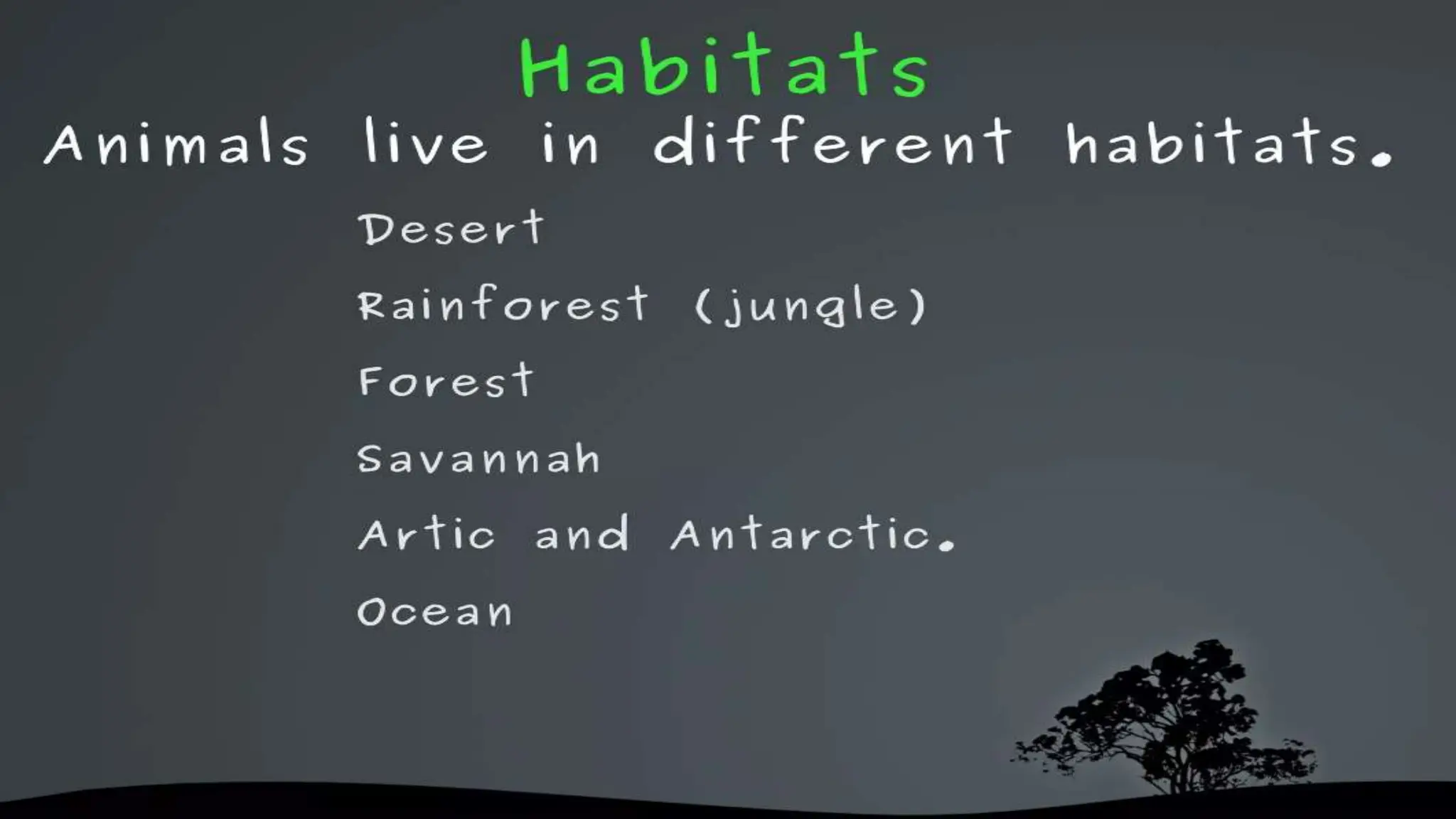 Animals Habitat.pptx for Grade 3 Student | PPTX