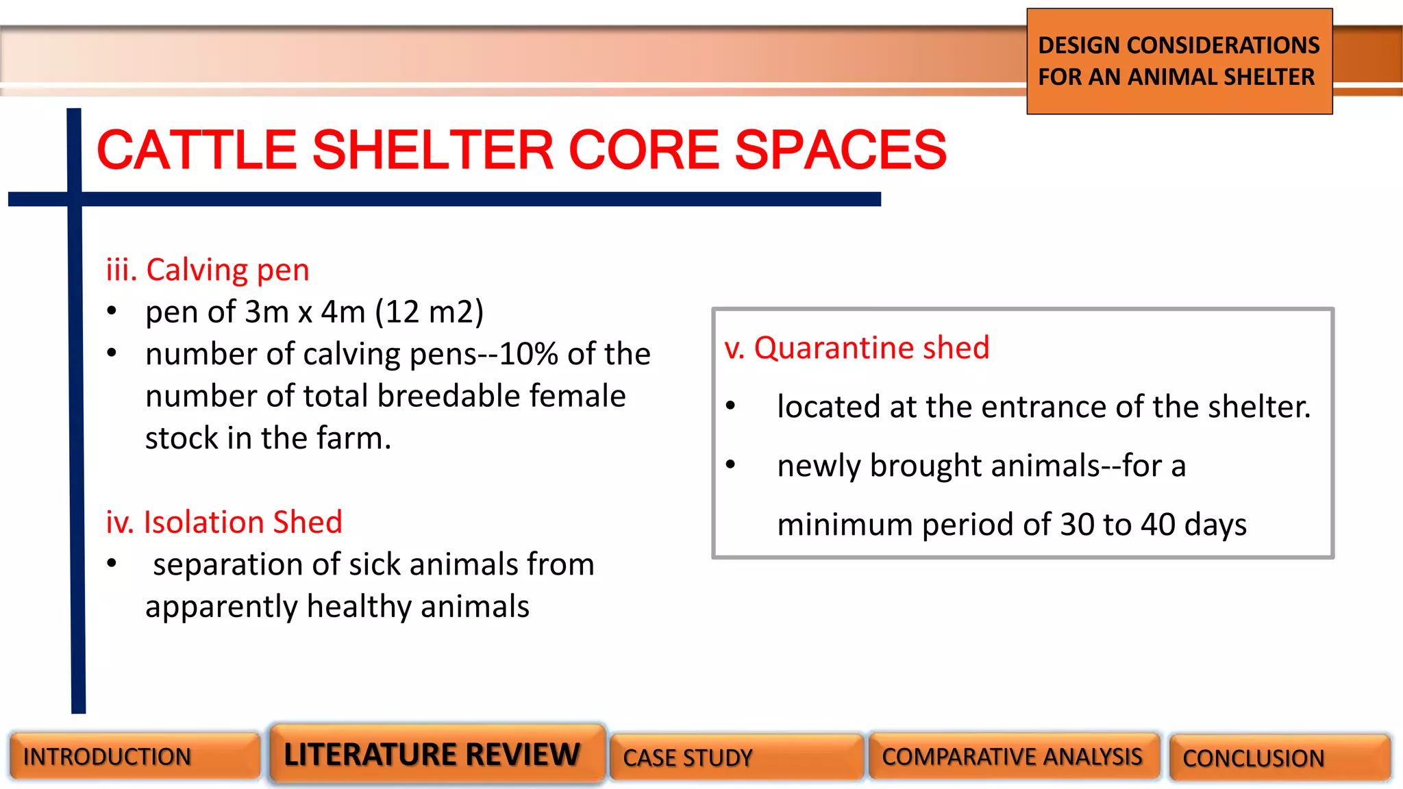 Space Recommendations for an ANimal Shelter | PPTX