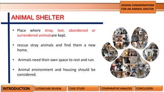 Space Recommendations for an ANimal Shelter | PPTX