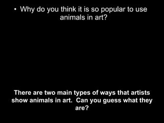 Animals in art | PPT