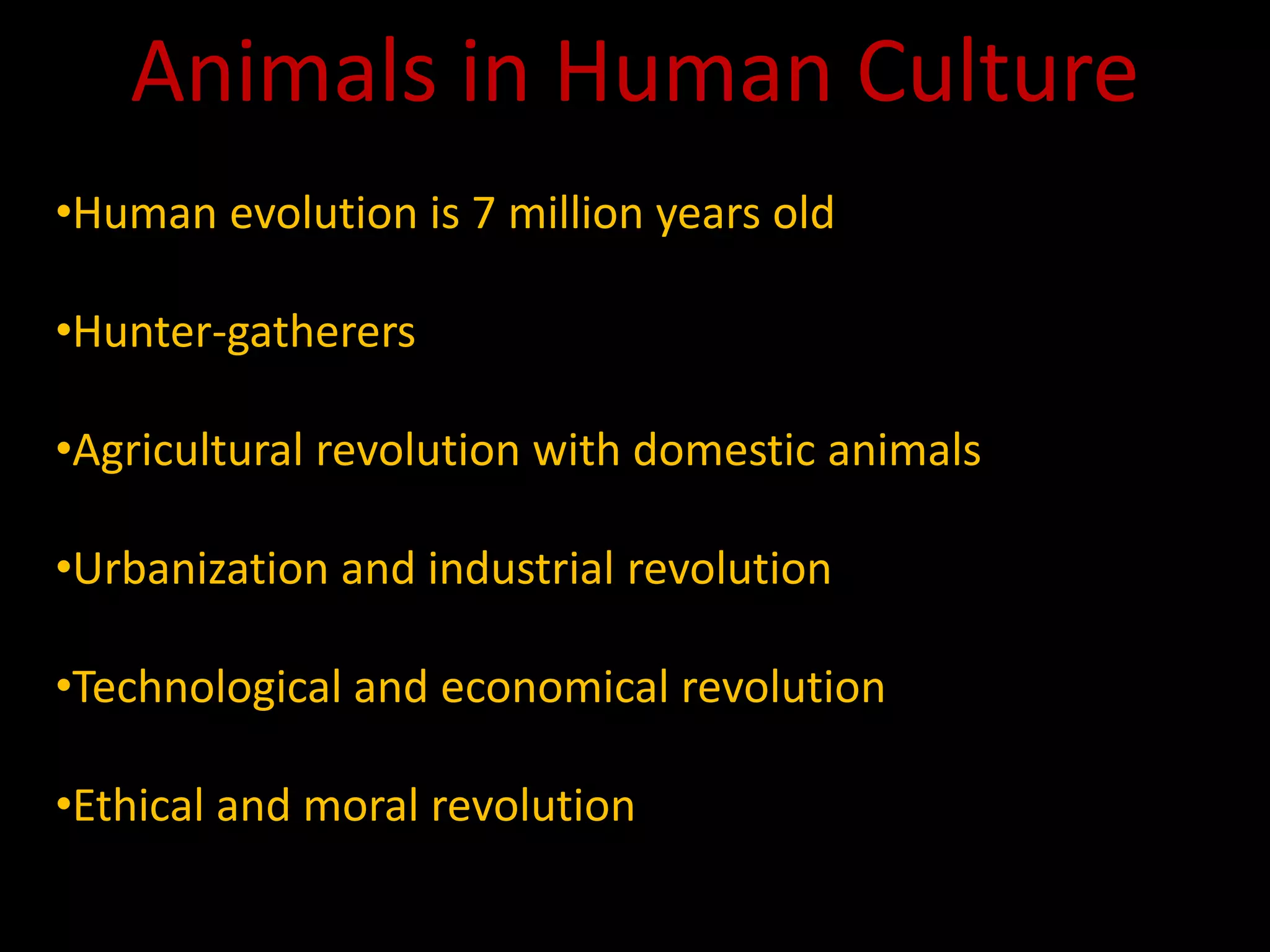 Animals in human culture | PPT