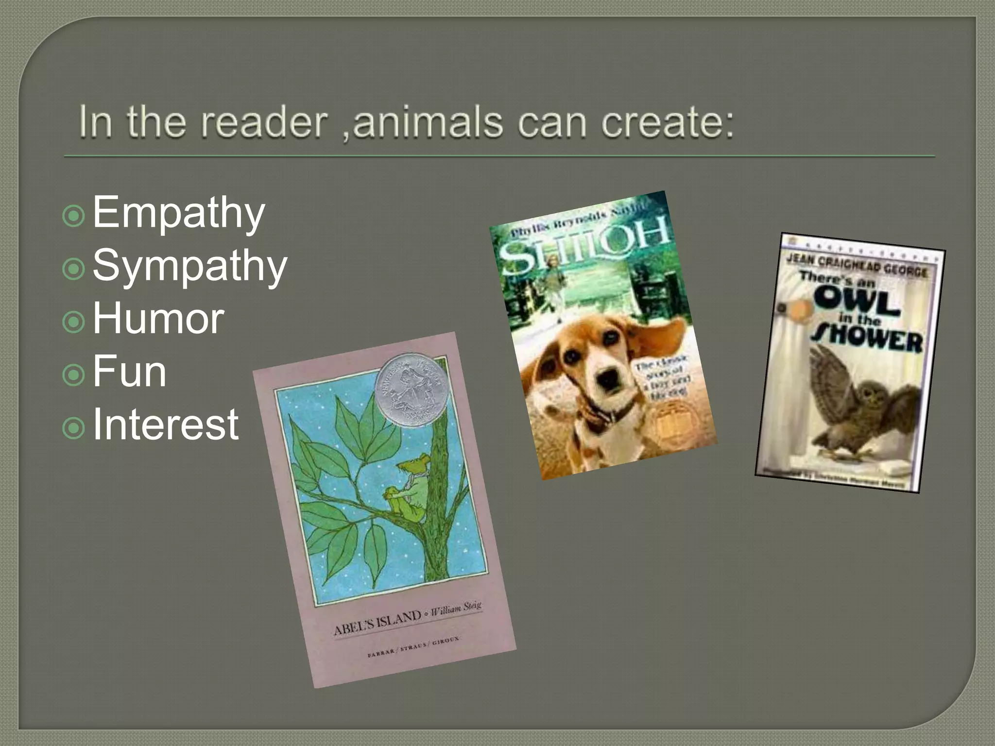 Animals In Literature | PPTX