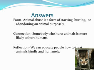 Animal Cruelty- Rm 21 | PPTX | Dogs | Pets